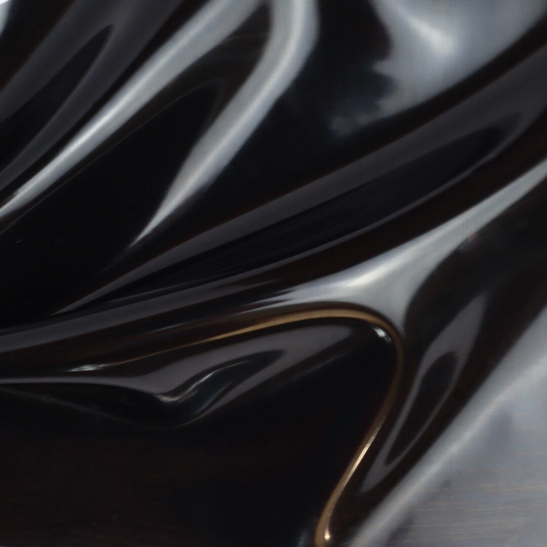 Black Latex Material Fabric Shiny Vinyl Glossy Rubber Stretch Nylon ...