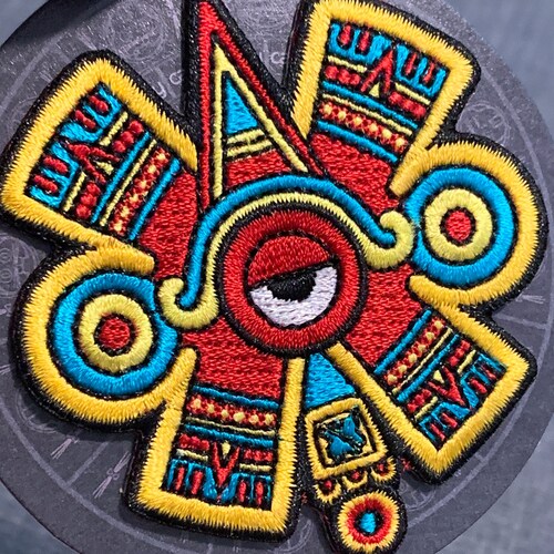 AZTEC CALENDAR Large Back Patch Iron On | Etsy