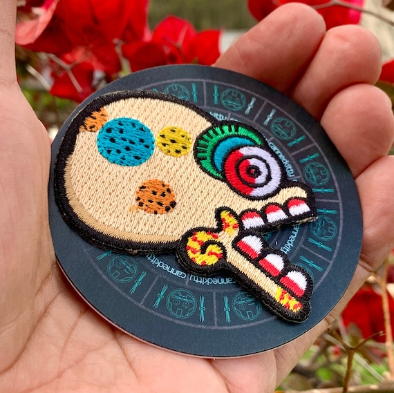 Miquiztli Iron on Patch Sticker - Etsy