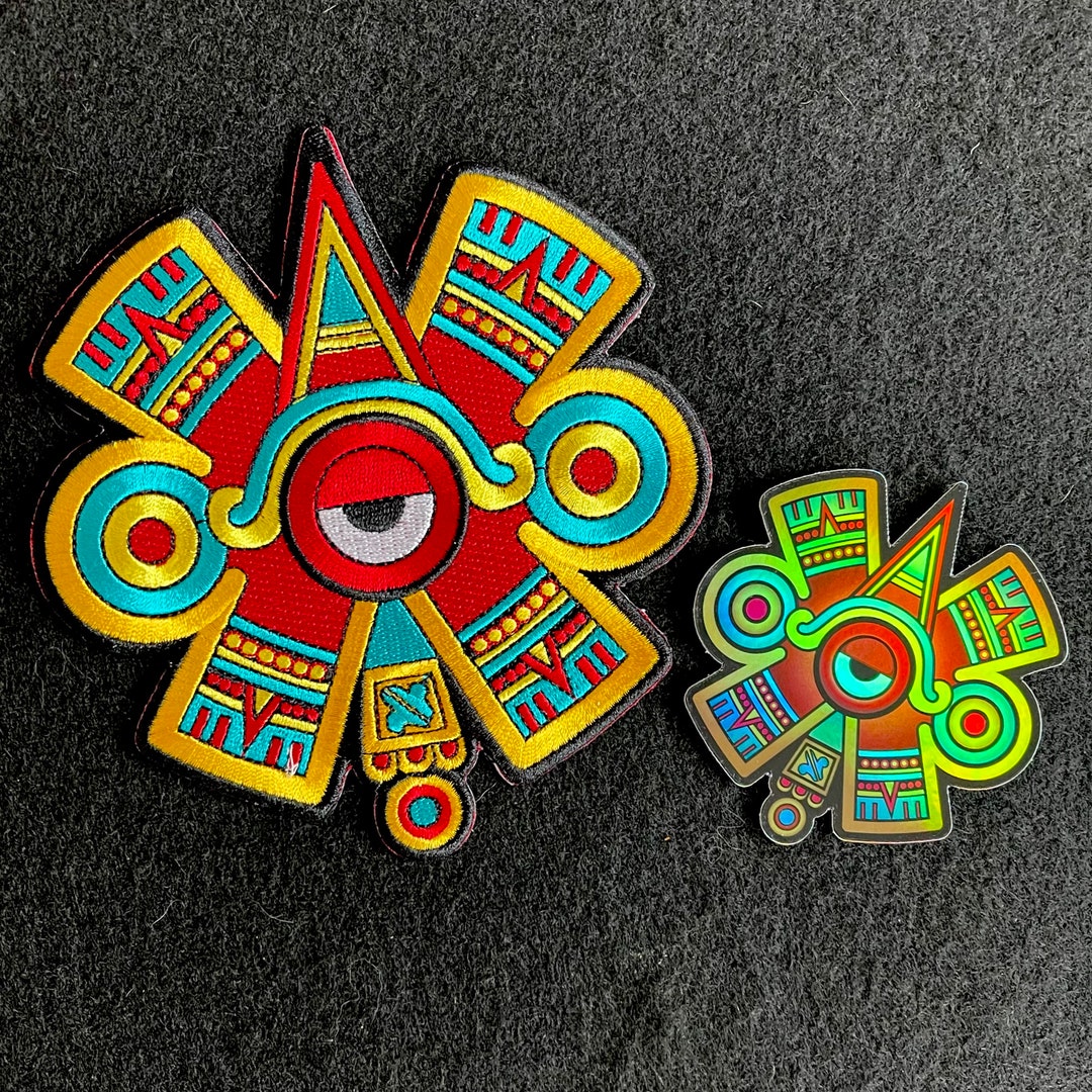 Ollin Patch (LARGE) & Holographic Sticker - Etsy