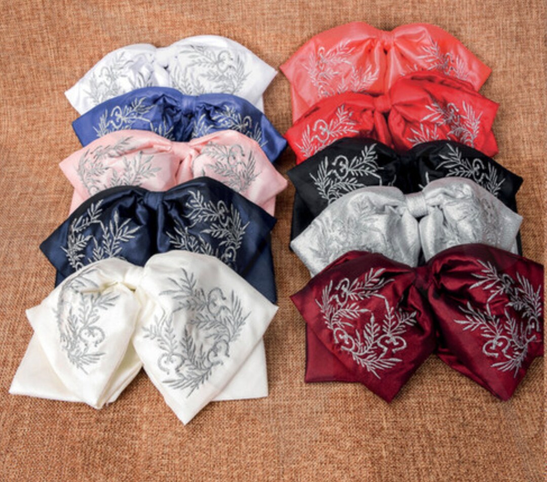 Embroidered Charro Bow, Mexican Bow, Charro, Bow Tie, Embroidery ...