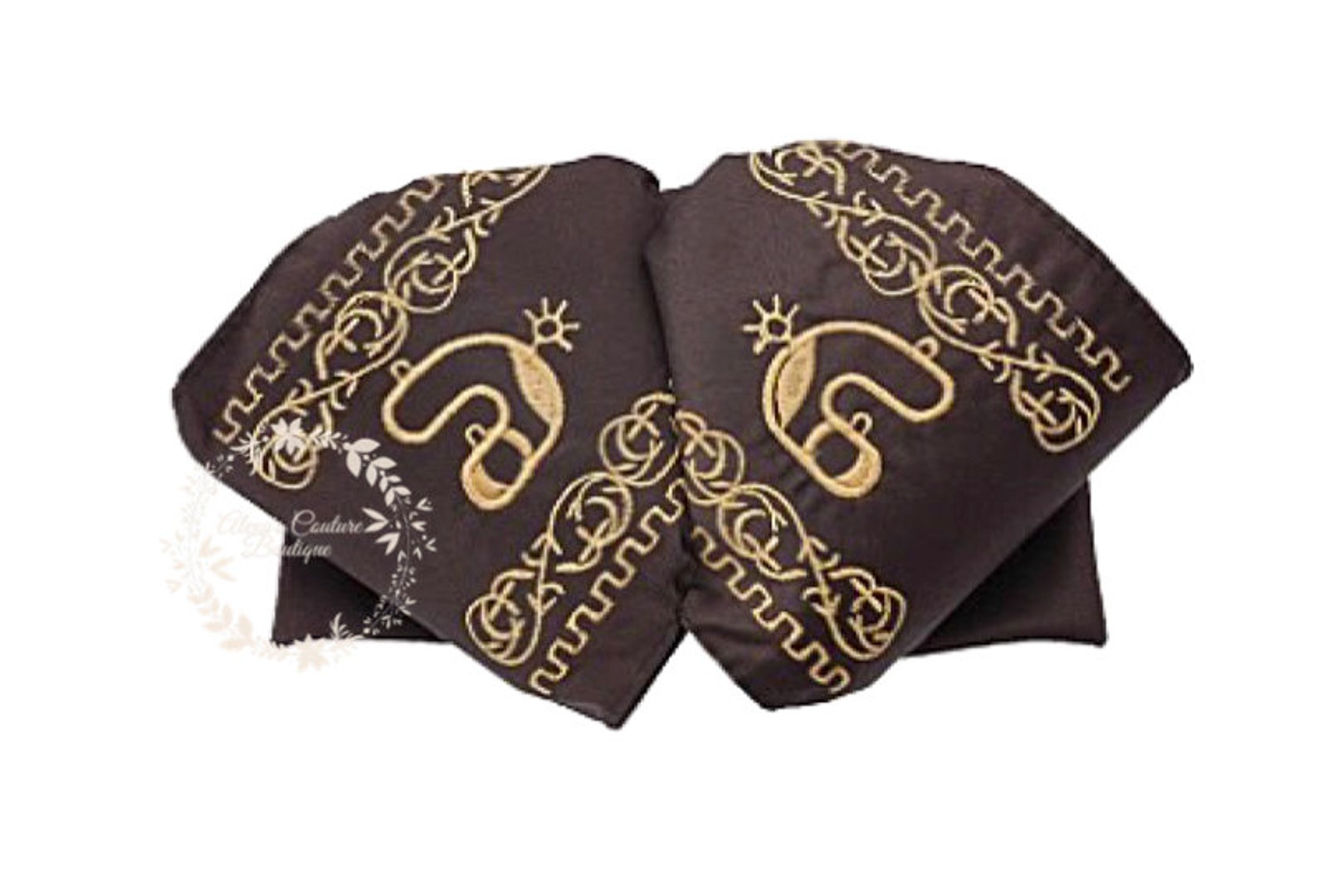 Embroidered Charro Bow for Adults, Mexican Bow for Adults, Charro, Bow ...
