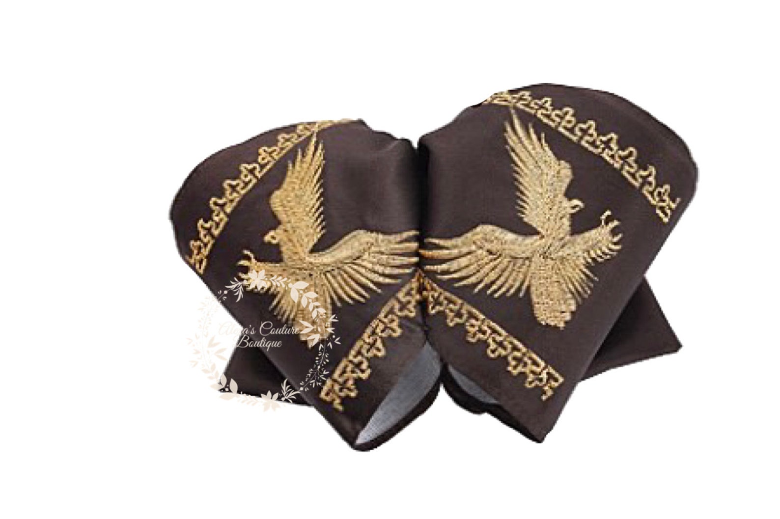 Embroidered Charro Bow for Adults Mexican Bow for Adults - Etsy