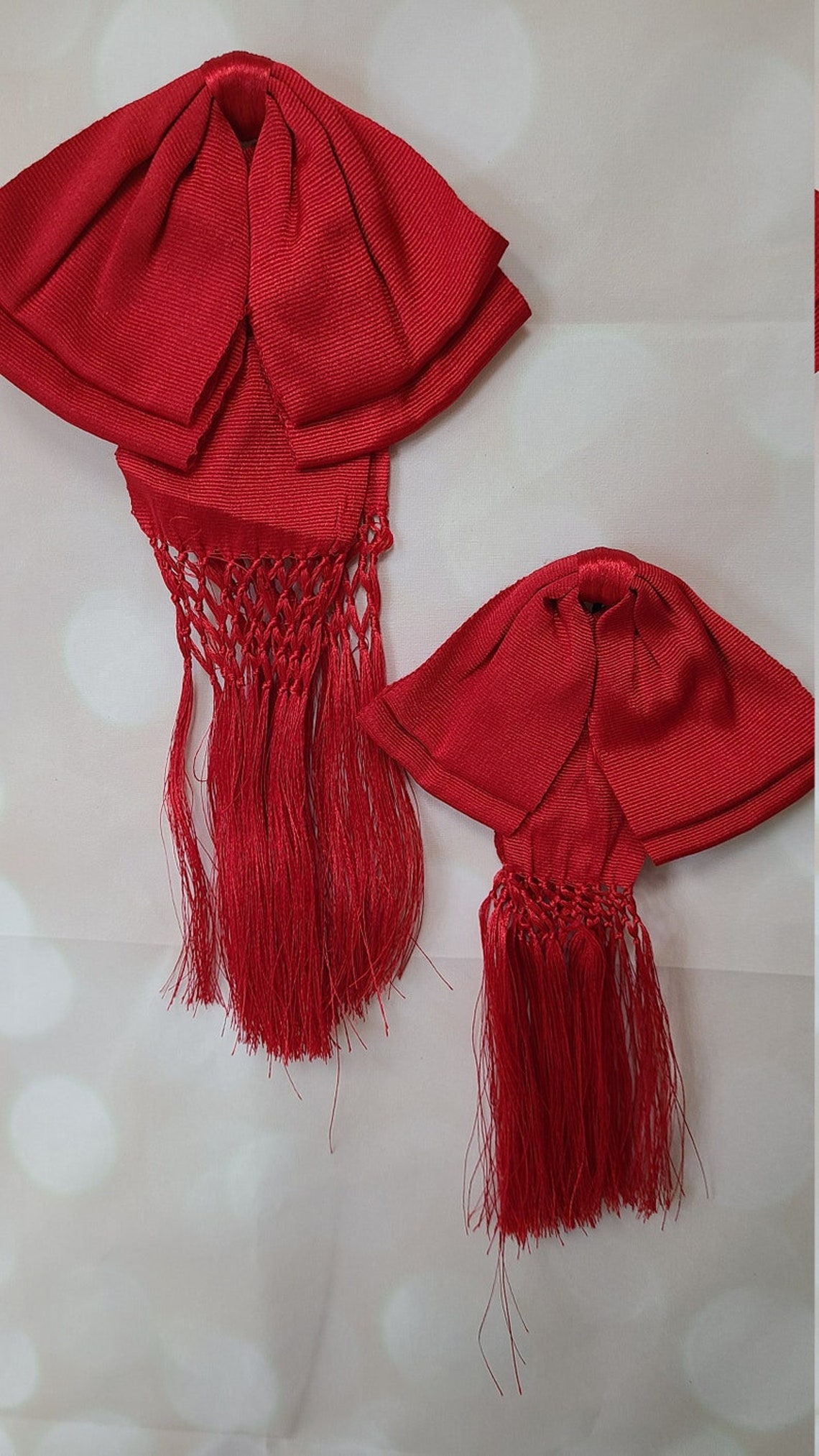 Charro Bow Mexican Bow Charro Bow Tie Embroidery Mariachi - Etsy