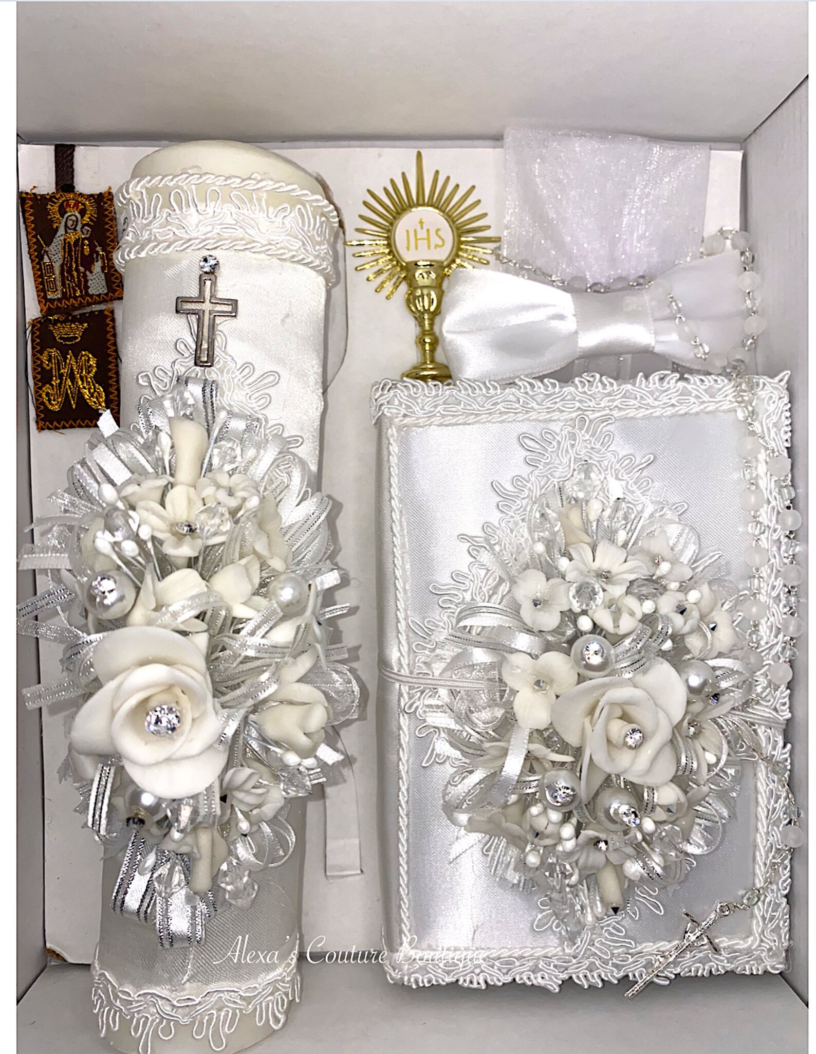 First Communion Candle Set/vela De Primera Communion - Etsy