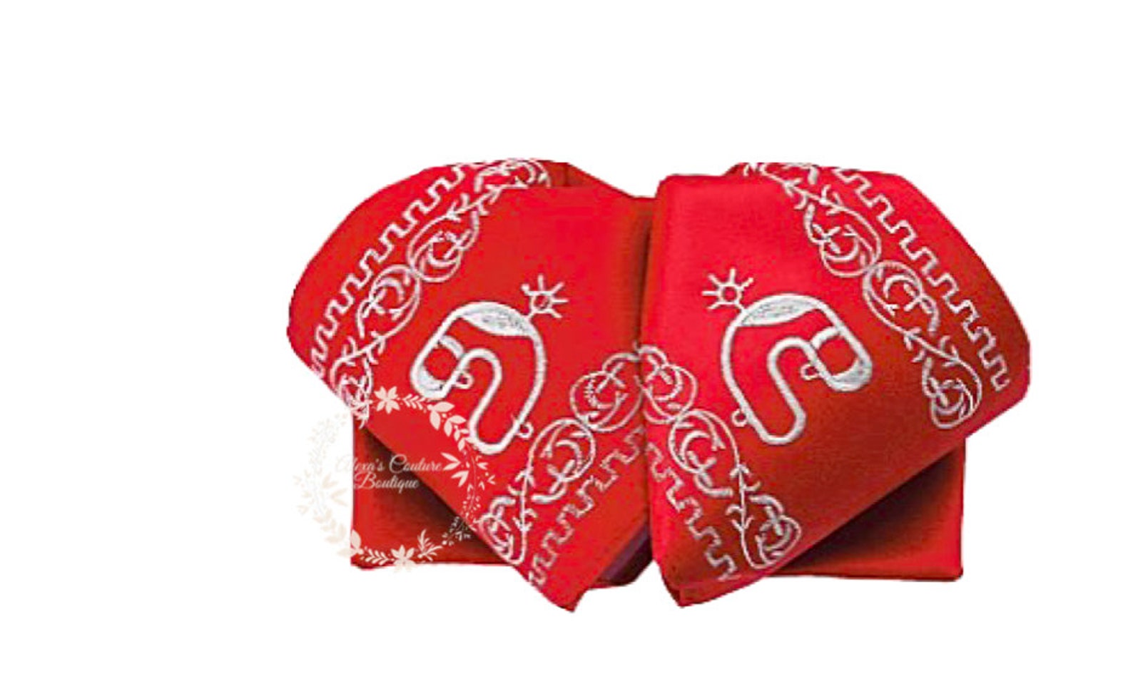 Embroidered Charro Bow for Adults, Mexican Bow for Adults, Charro, Bow ...