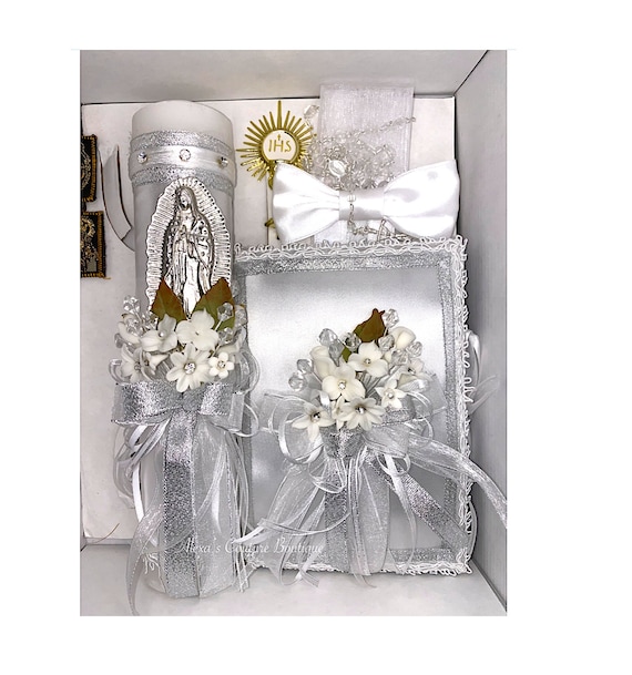 First Communion Candle Set/Vela de Prima Communion Set | Etsy