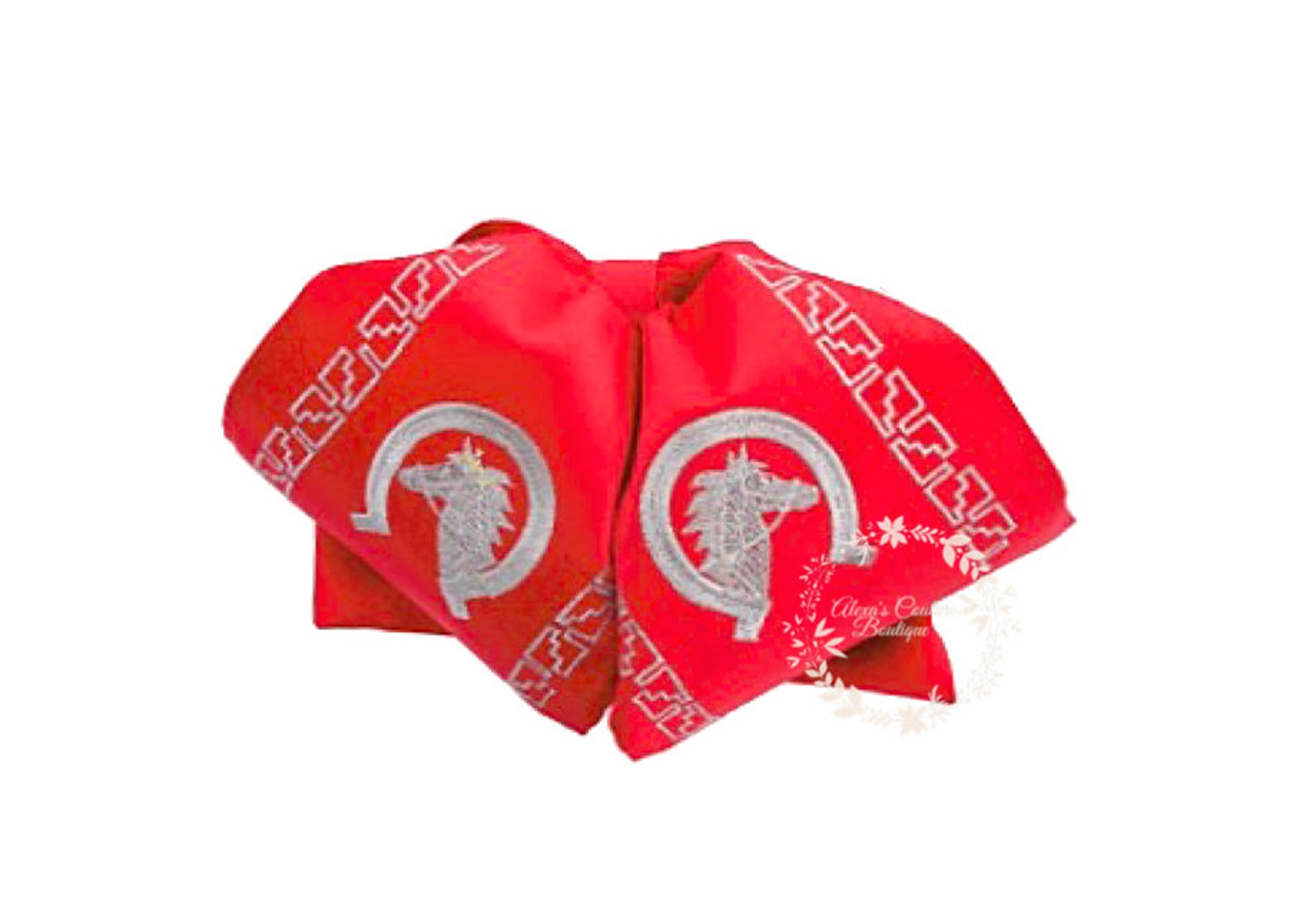 Embroidered Charro Bow for Adults, Mexican Bow for Adults, Charro, Bow ...