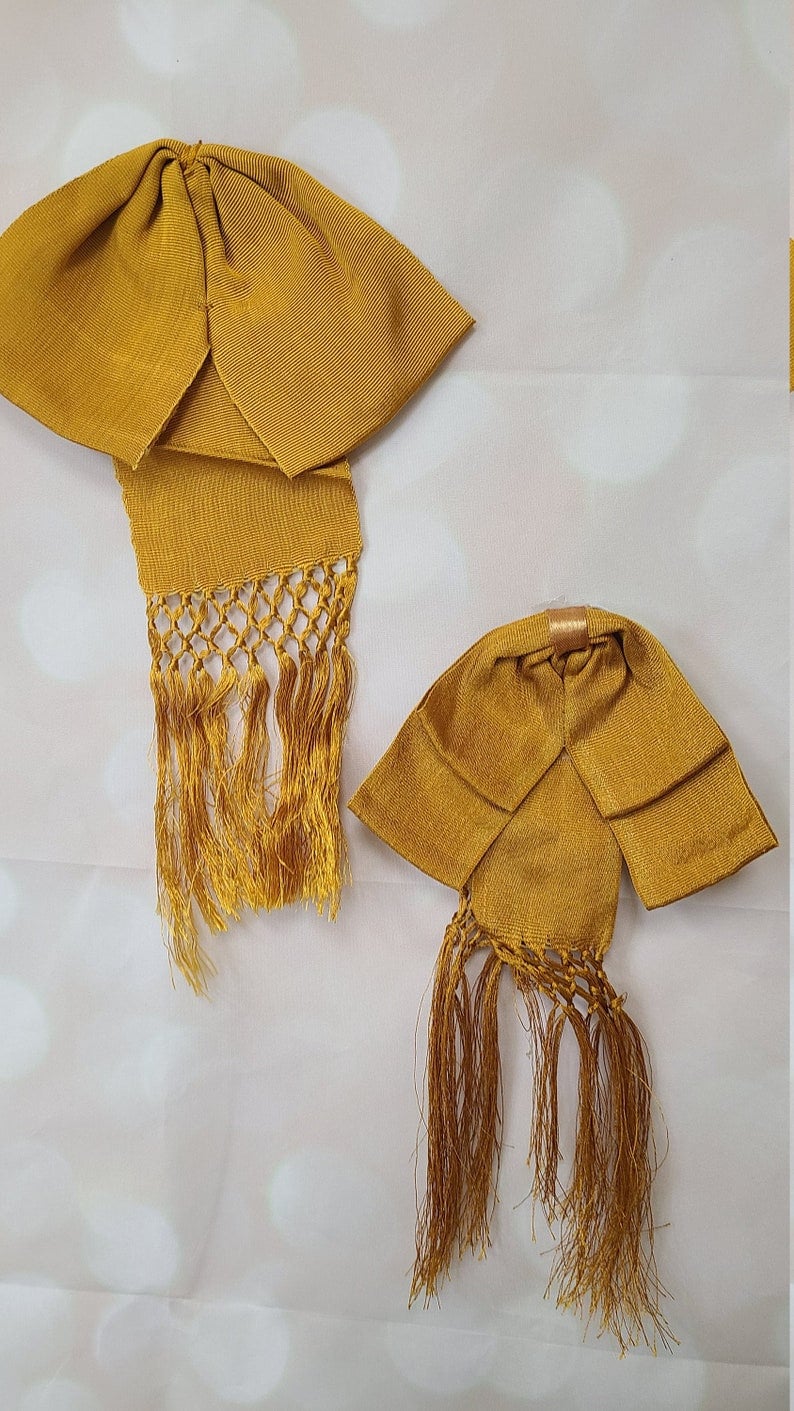 Charro Bow Mexican Bow Charro Bow Tie Embroidery Mariachi - Etsy