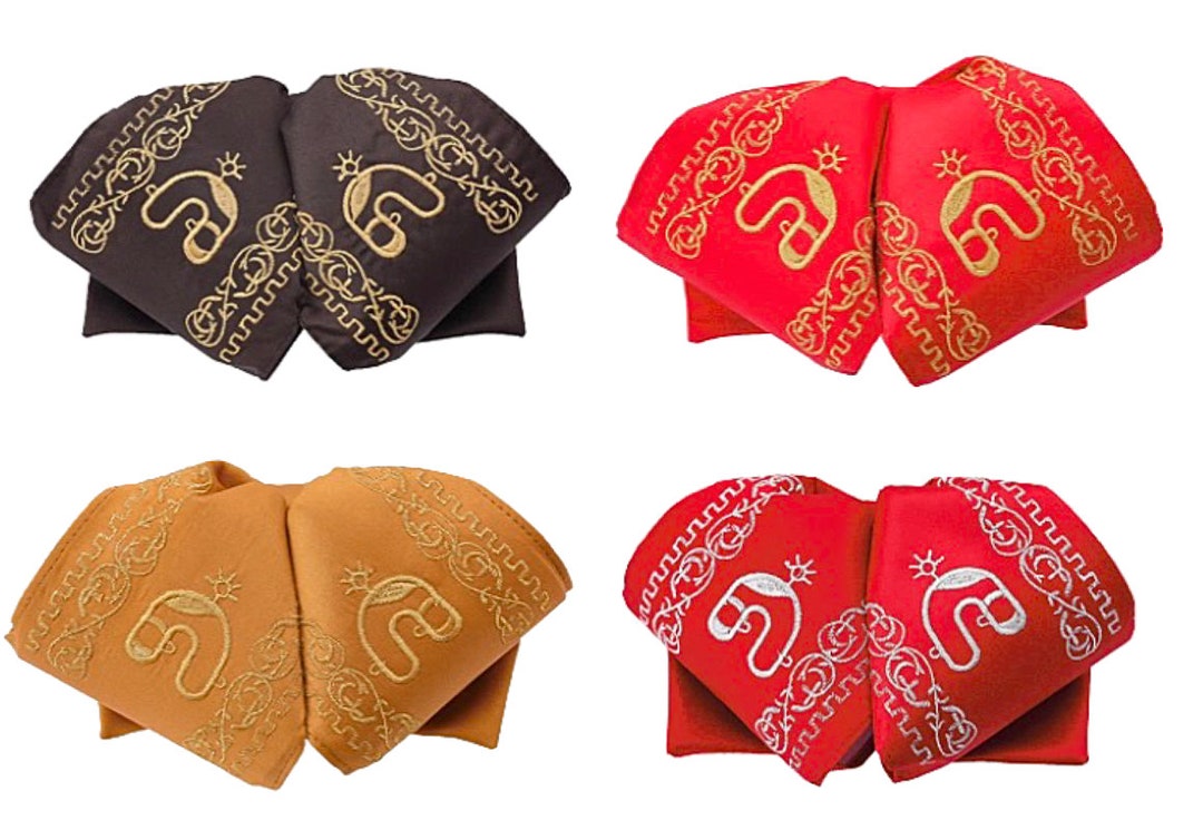 Embroidered Charro Bow for Adults, Mexican Bow for Adults, Charro, Bow ...