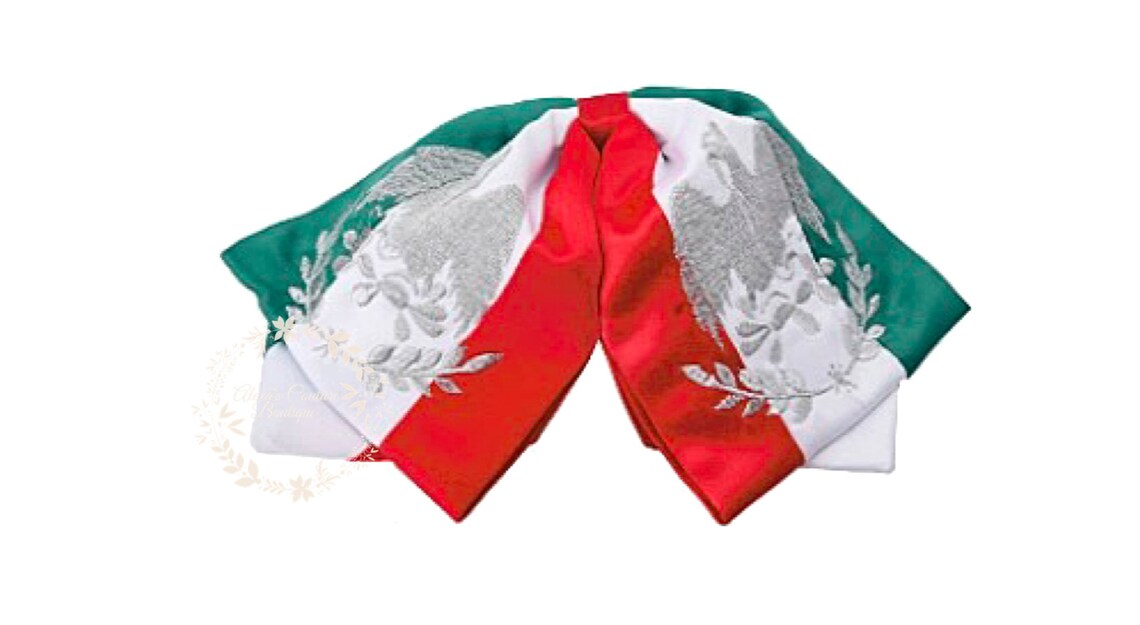 Embroidered Charro Bow for Adults Mexican Bow for Adults - Etsy