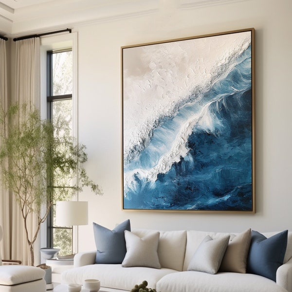 Abstract Wave Art - Etsy