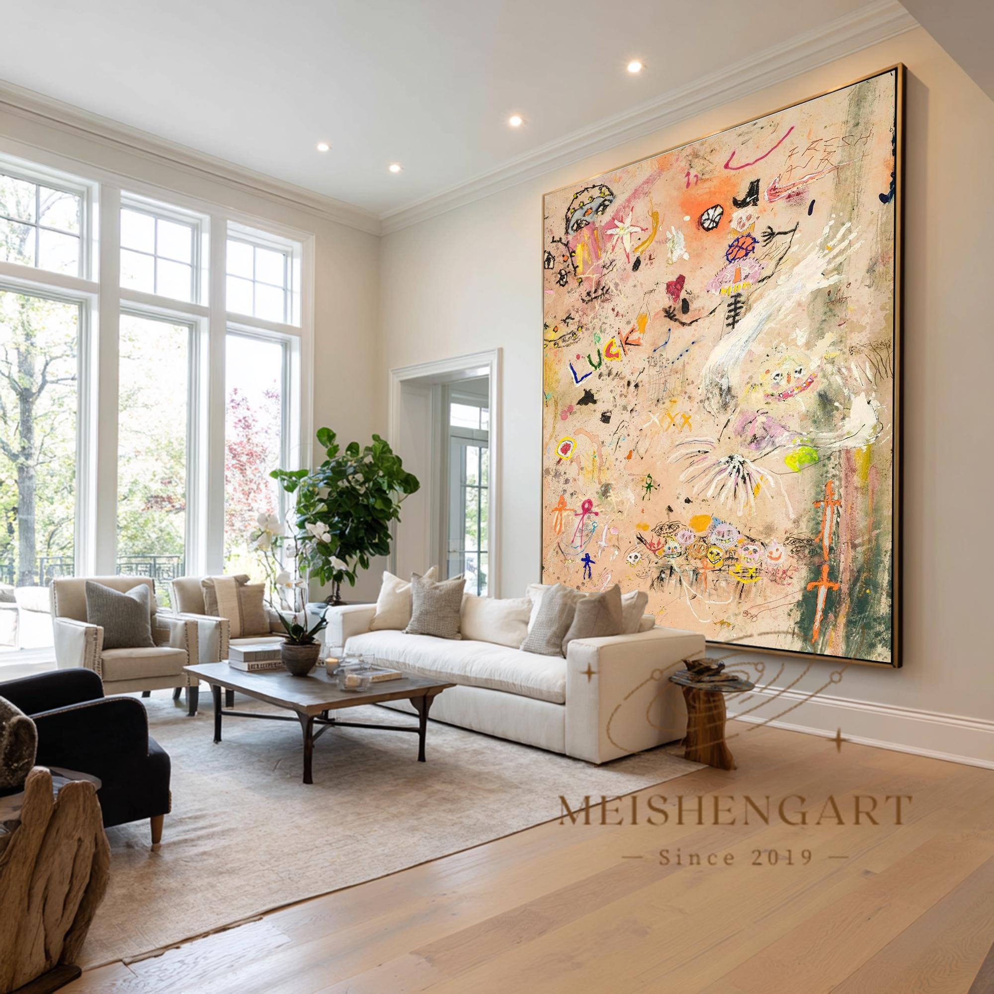 Abstract Graffiti Canvas Art Colorful Graffiti Canvas Art Pop Art Bold ...