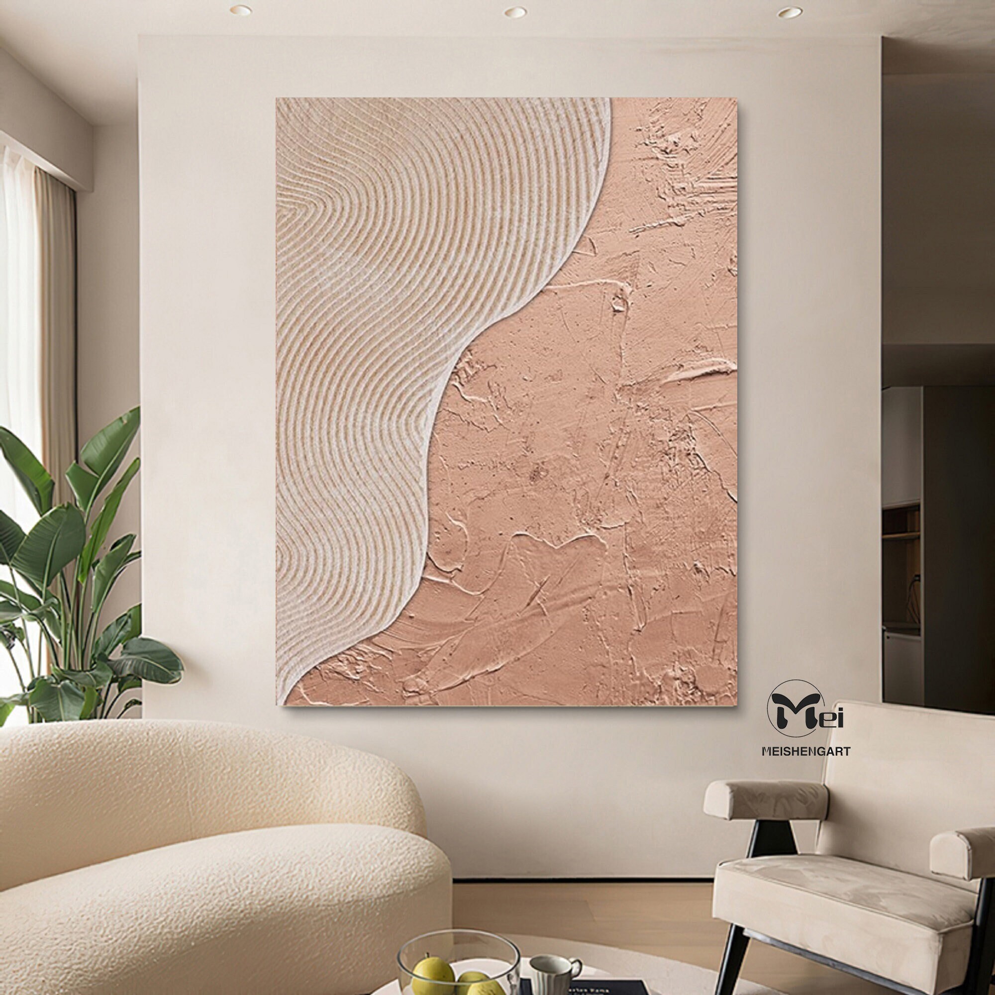 Large Original Abstract Painting 3D Texture Painting - Etsy