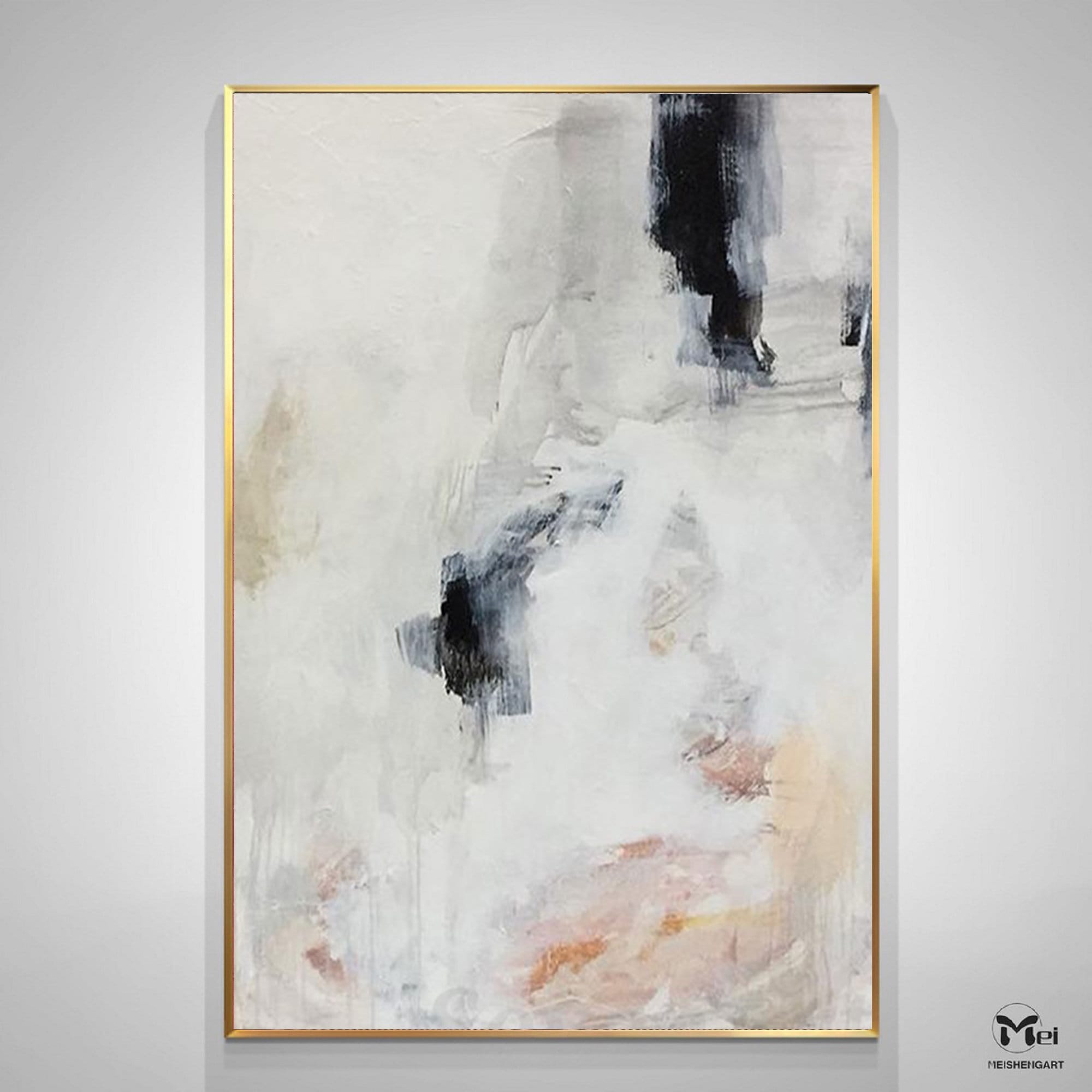 Large Original White Abstract Painting White Painting White - Etsy
