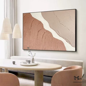Terracotta Texture Art Textured Wall Art 3D Texture Art Minimalist Wall ...