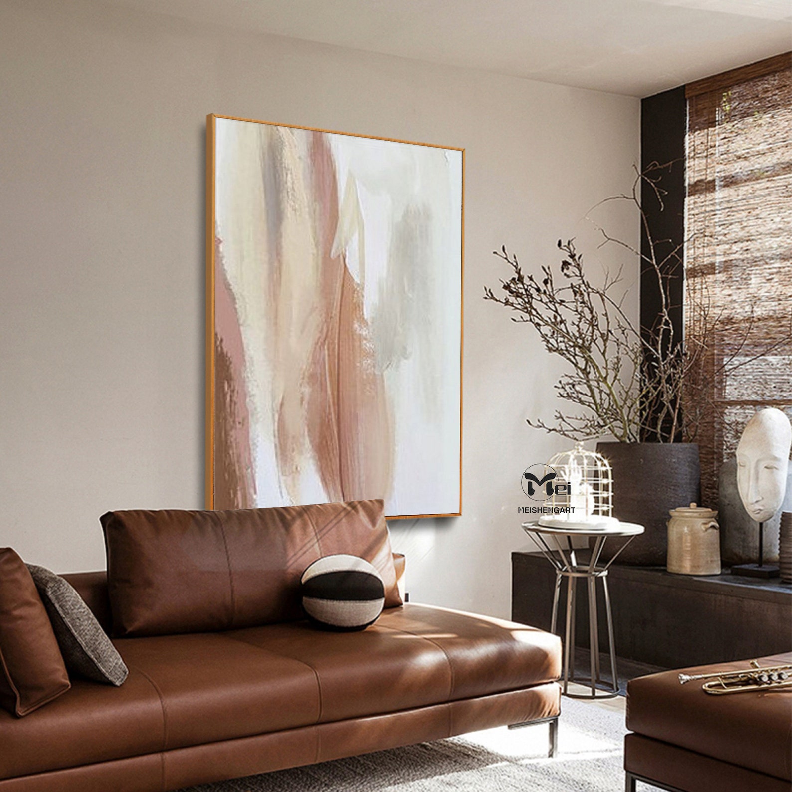 Original Abstract Painting Terracotta Painting Earth Tone - Etsy