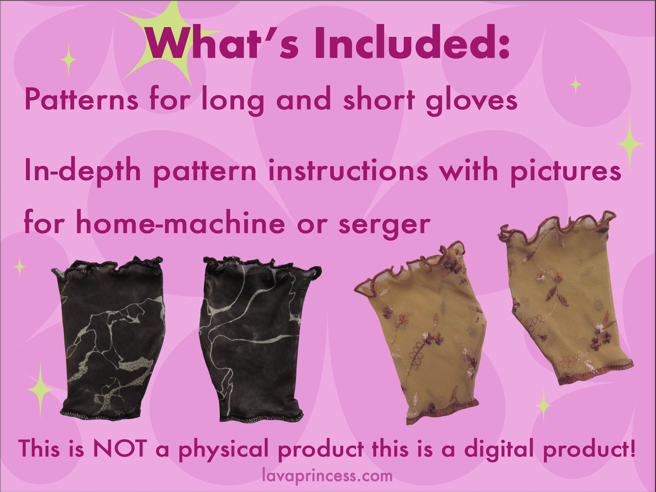 Fingerless Gloves Sewing Pattern DIGITAL - Etsy
