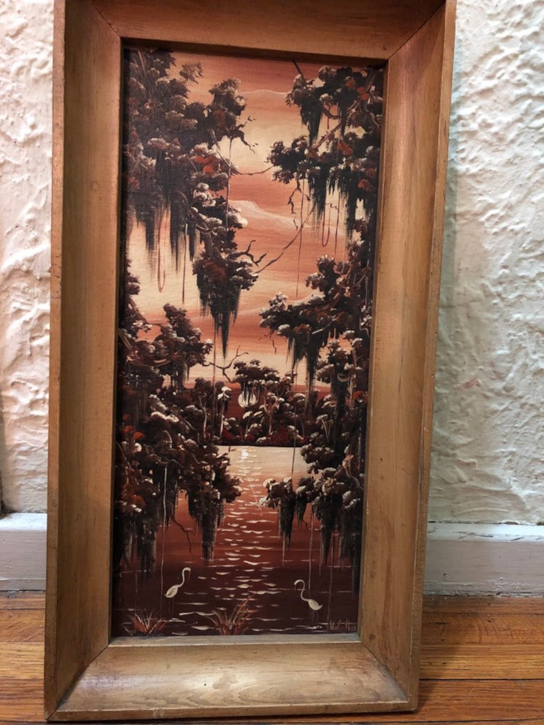 Vintage Von Gunther Painting. Amazing Detail and Depth. 17.75 X 8 ...