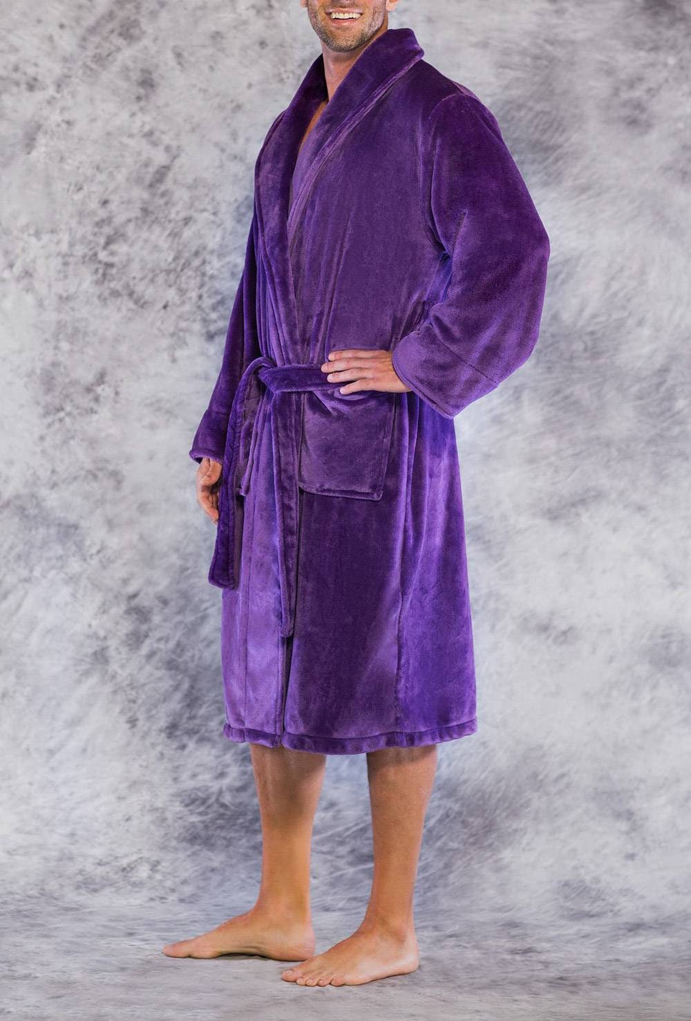 Womens purple robe purple monogrammed bathrobe | Etsy