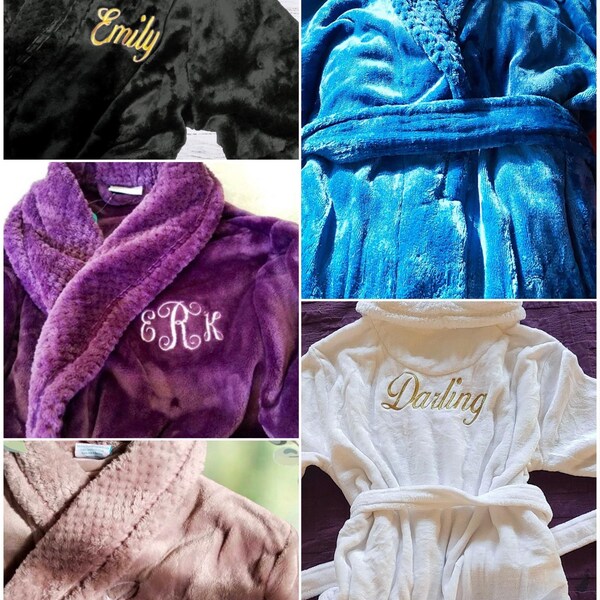 Custom Logo Robe - Etsy