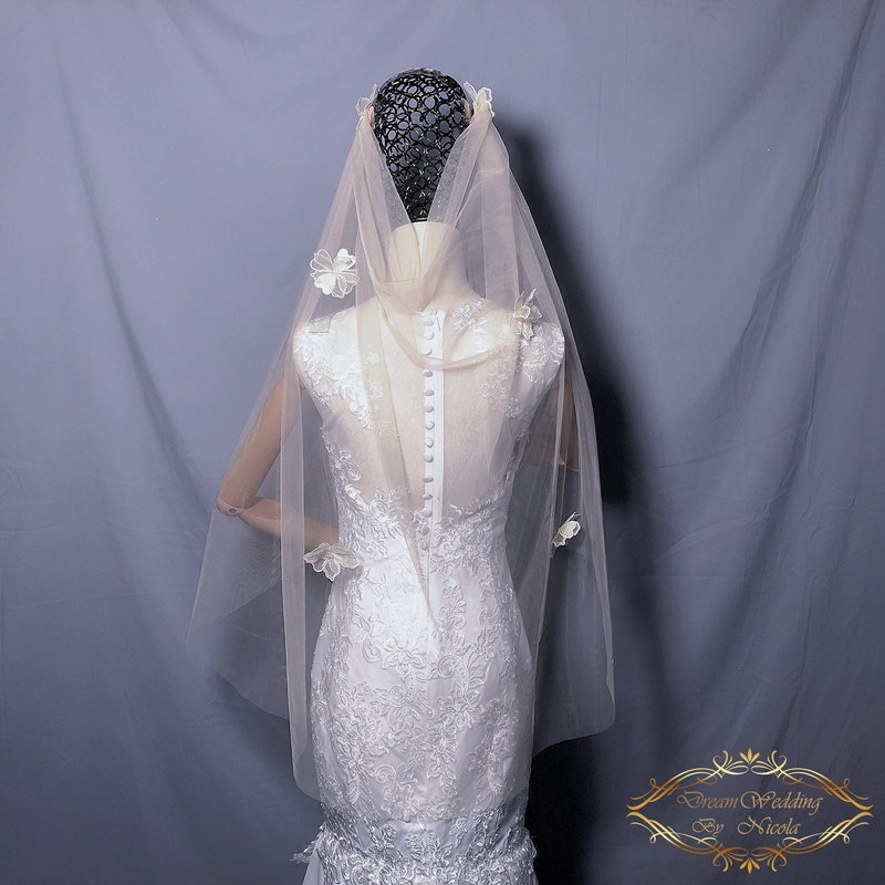 Champagne Veil - Etsy