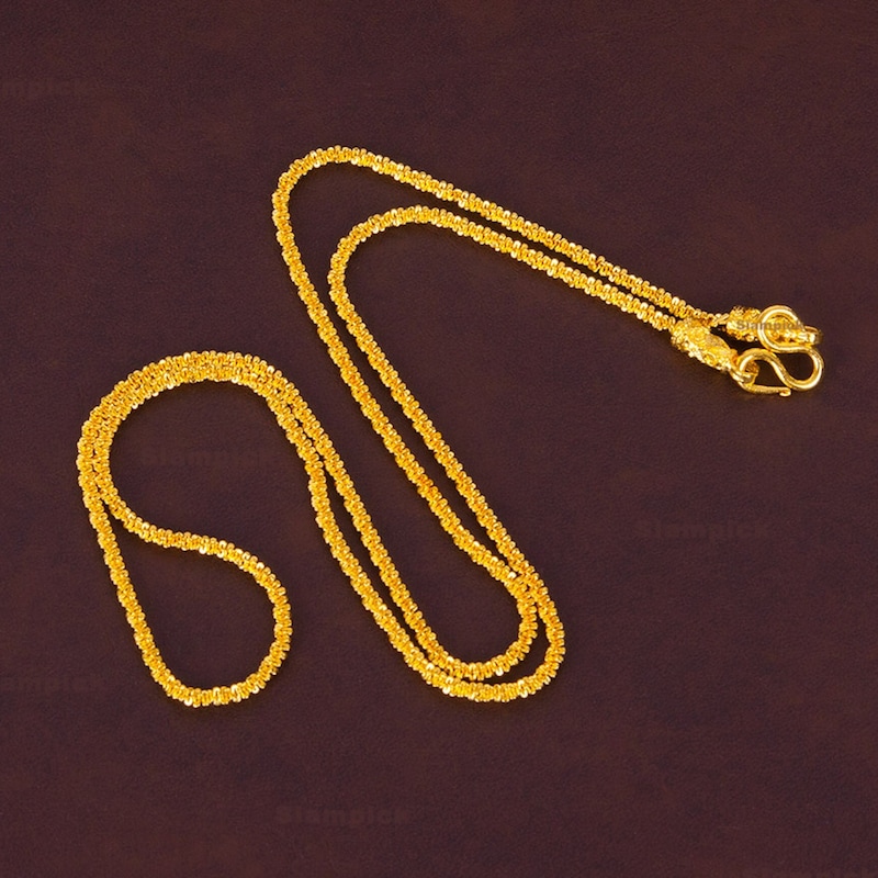 24k Gold Chain - Etsy