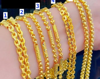 Thai Baht Gold Chain - Etsy