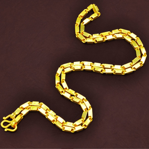 10k Gold Baht Chain - Etsy