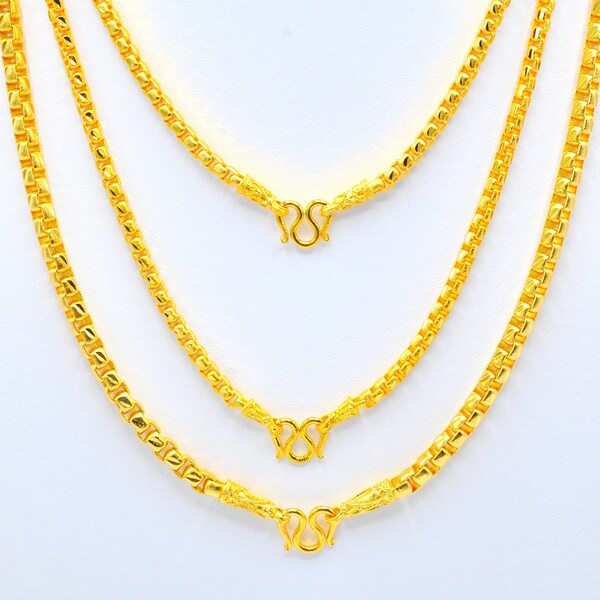 Thai Baht Gold Chain - Etsy