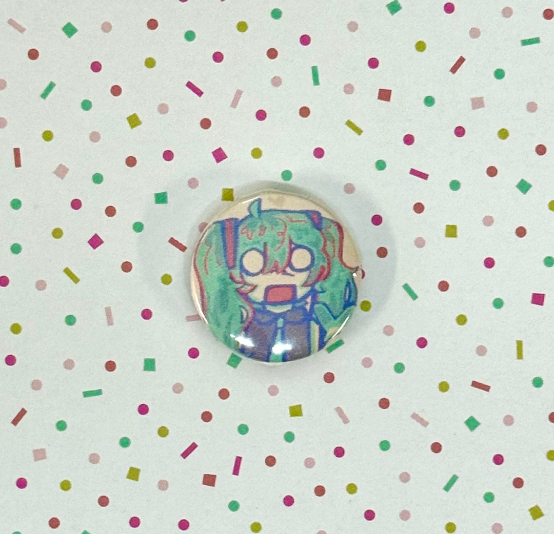 Hachune Miku Pin-back Button - Etsy