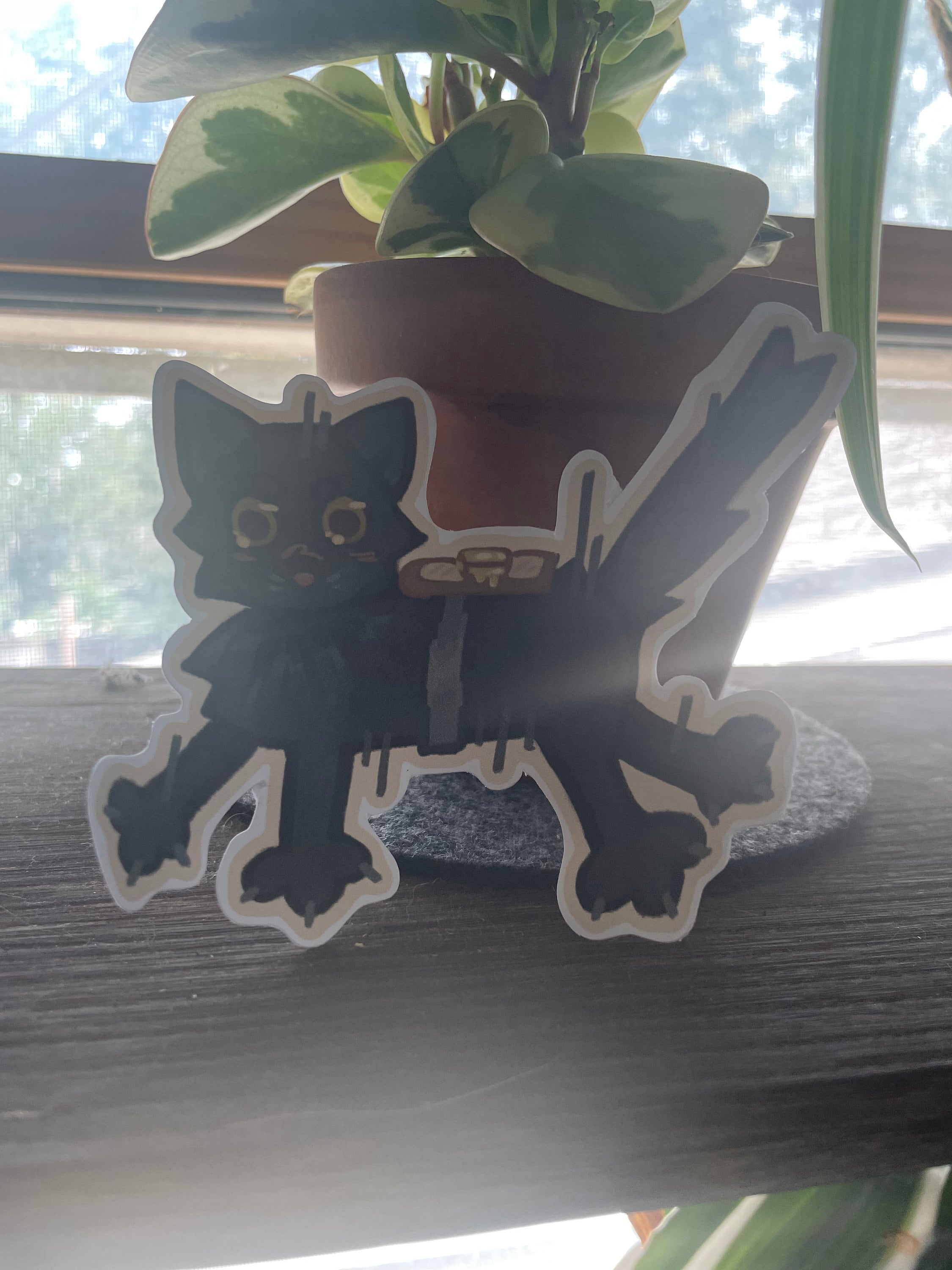 Buttered Toast Cat Sticker - Etsy