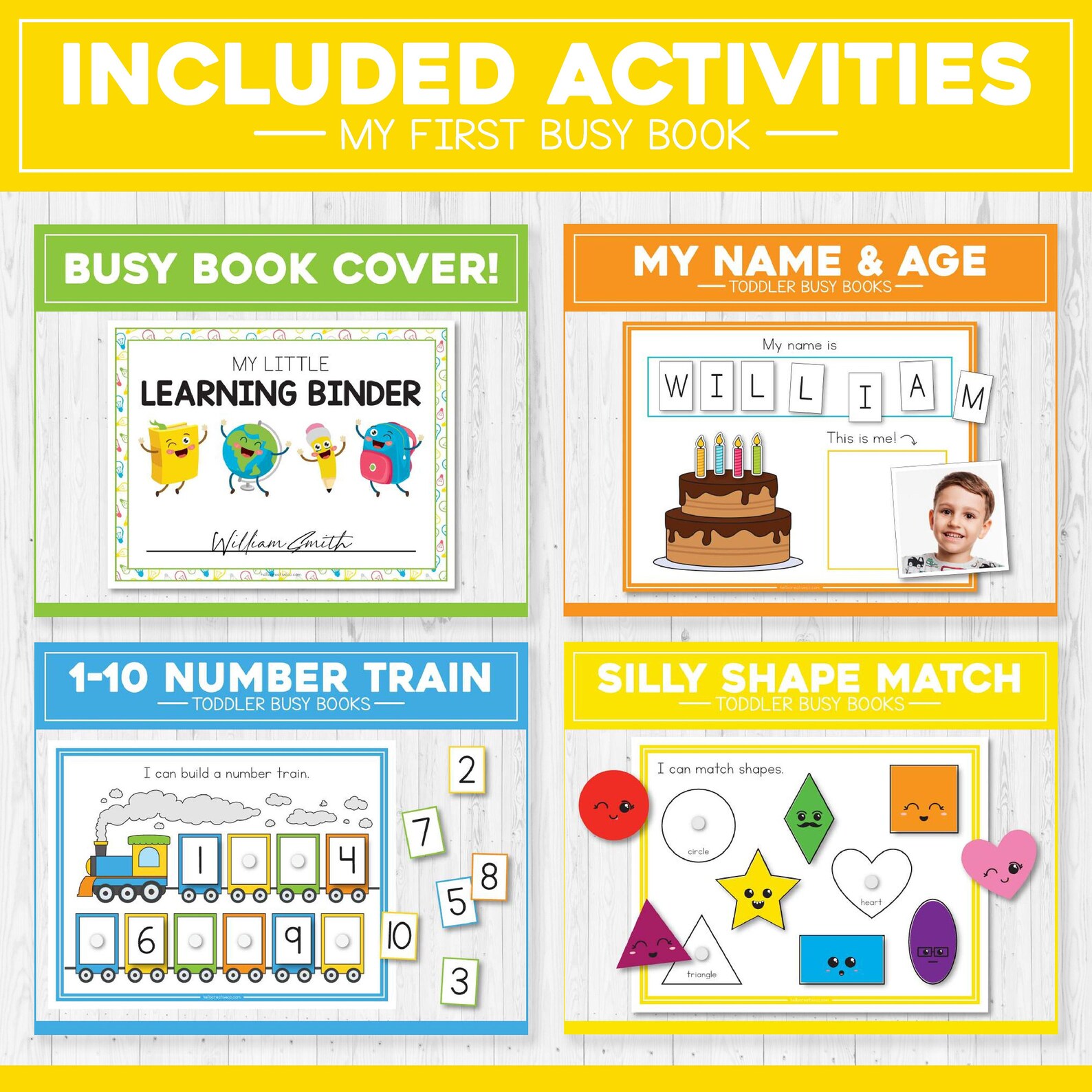 Toddler Printable Learning Binder Toddler Busy Binder Etsy Toddler Printable Learning Binder Toddler Busy Binder Etsy