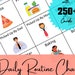 Daily Routine Printable Daily Routine Chart Printable Chore Chart for ...