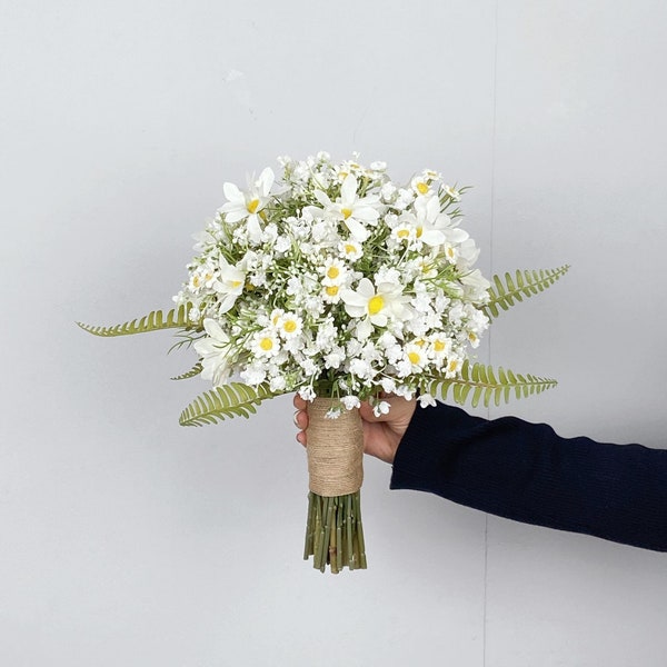 White Daisy Bouquet - Etsy