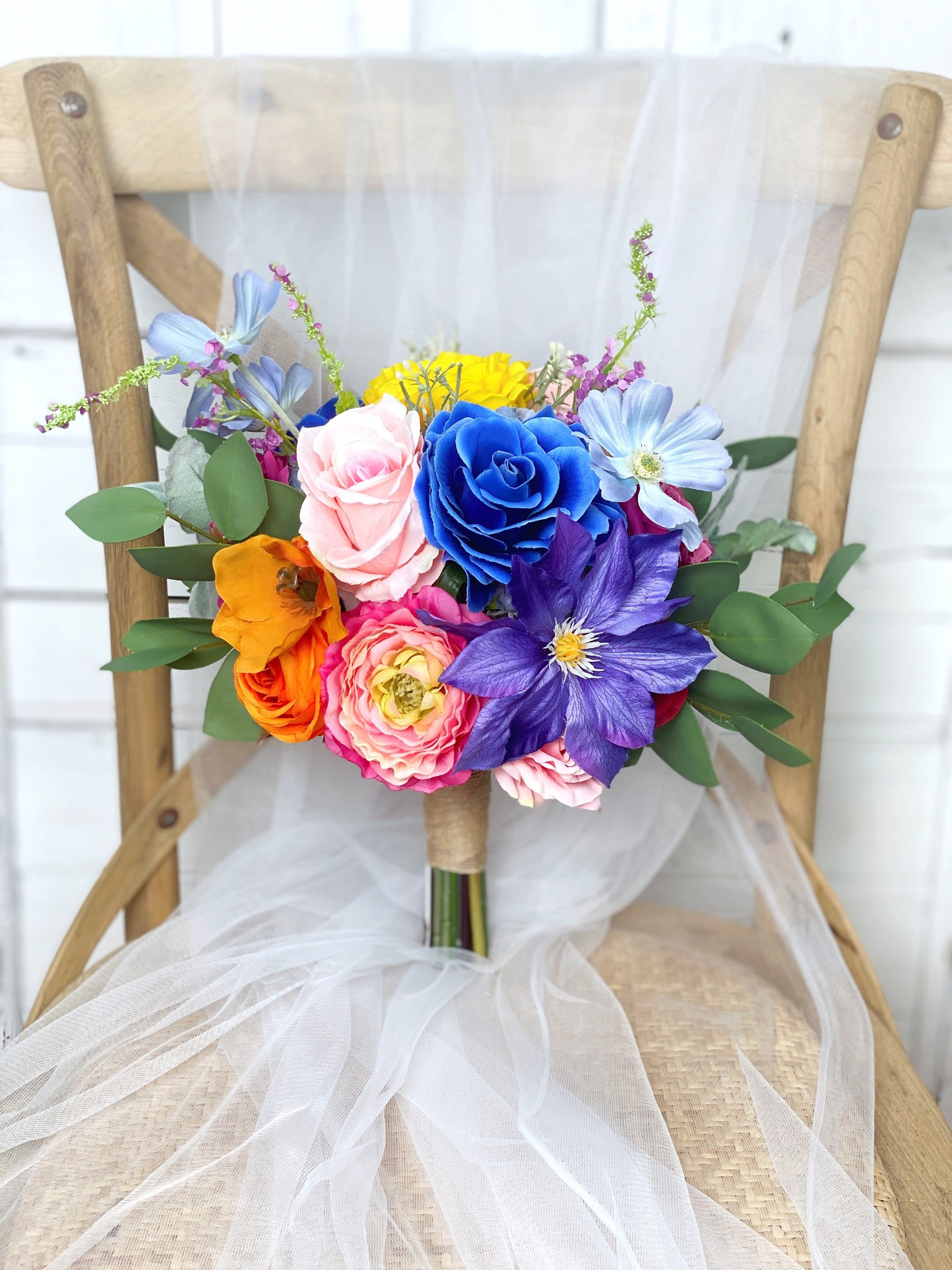Colorful Bridal Bouquets