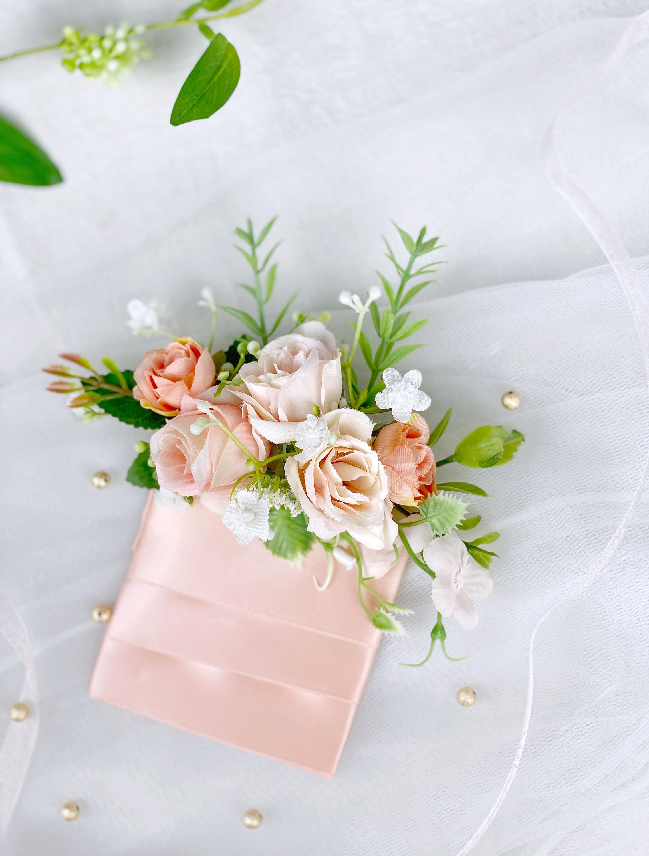 Dusty Pink Silk Flower Boutonniere, Rustic Groom Wedding Accessory ...