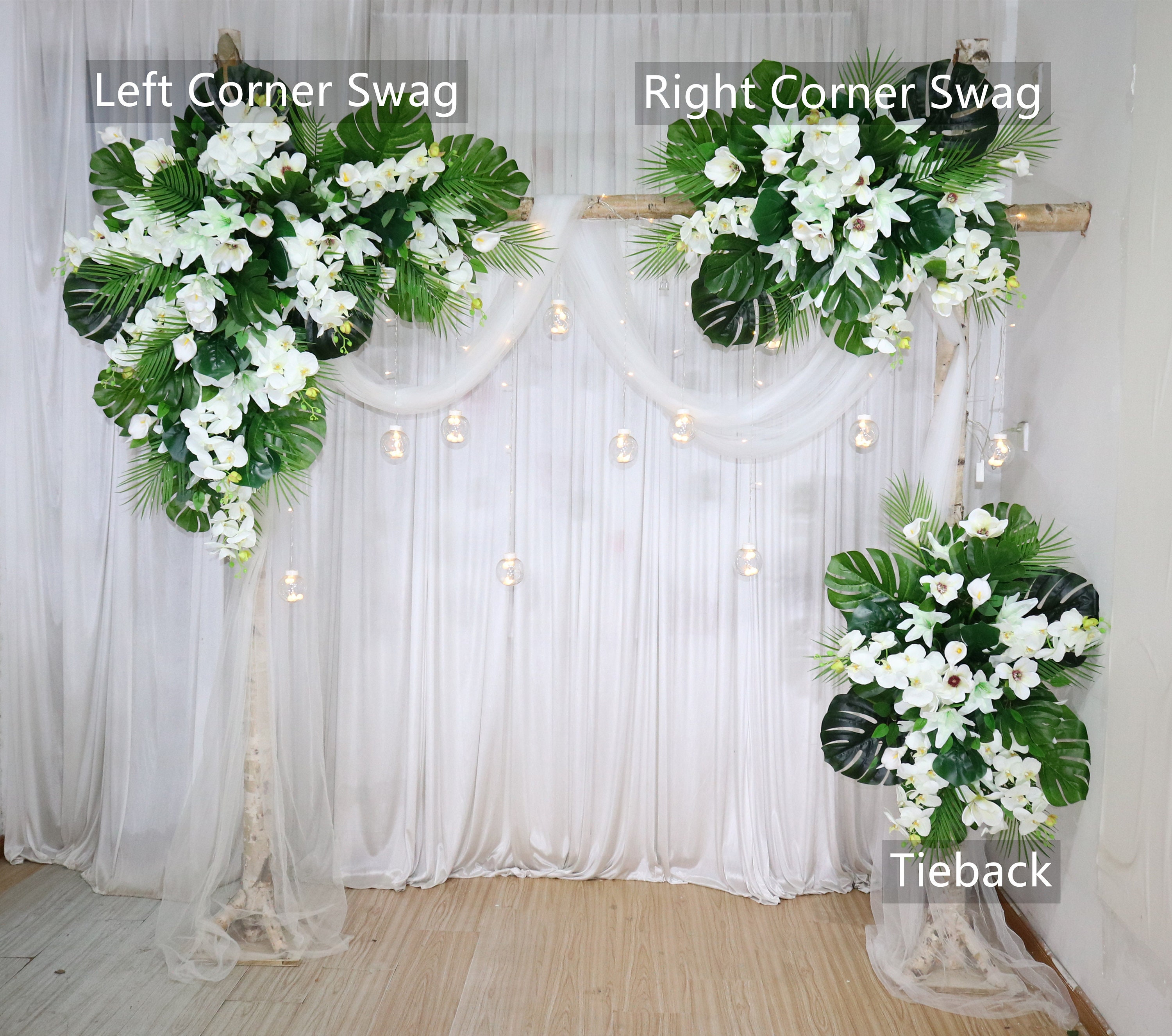 Tropical Wedding Archway Flower Wedding Swag for Arch - Etsy