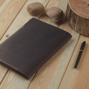 Leather Field Notes Cover,personalized 80 Page Steno Book 6x9 Case ...