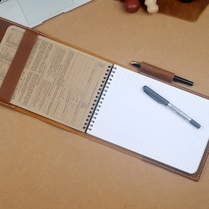 Leather Field Notes Steno Book Cover,personalized Steno Notebook ...