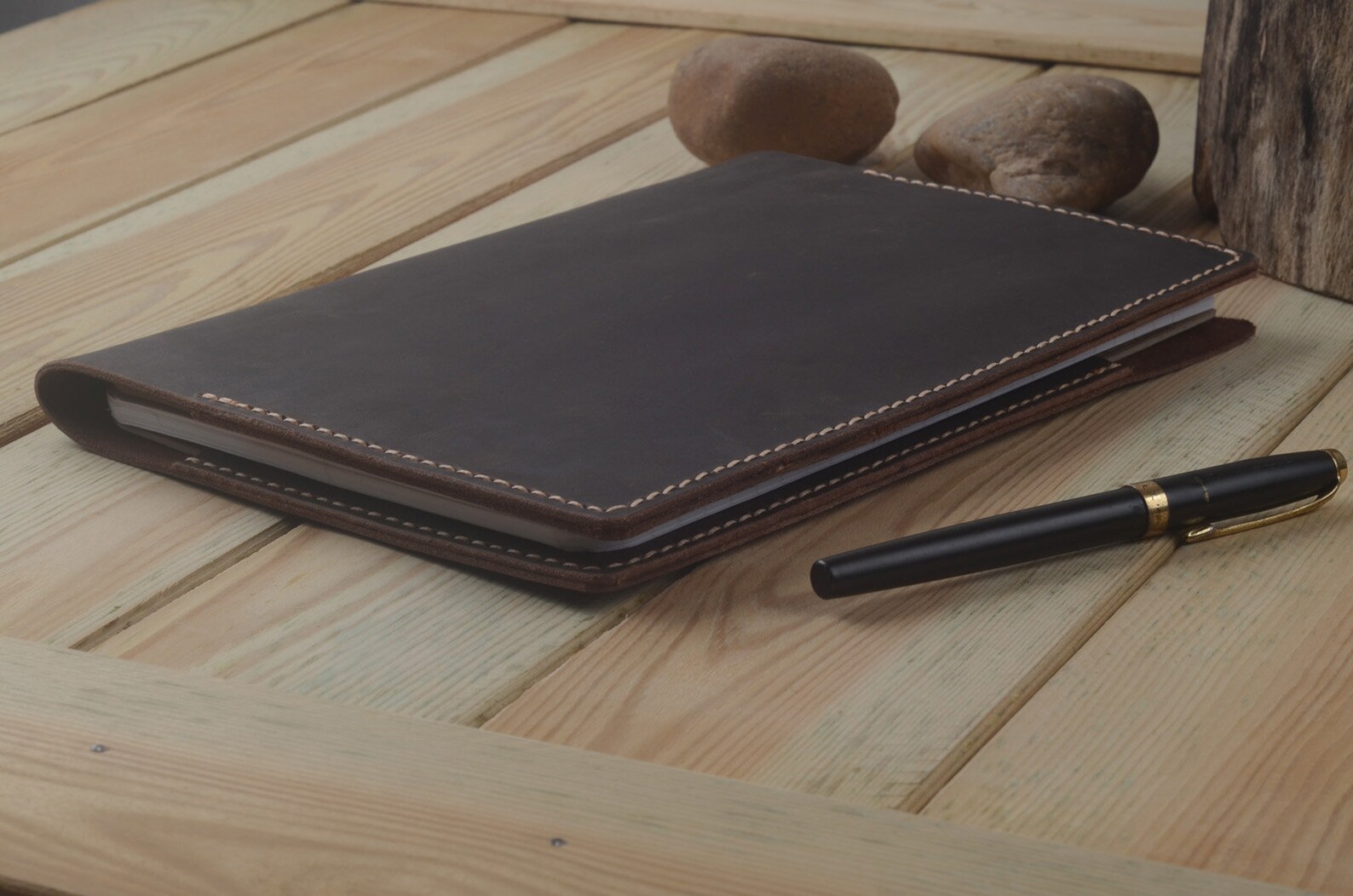 Leather Field Notes CoverPersonalized 80 Page Steno Book 6x9 | Etsy