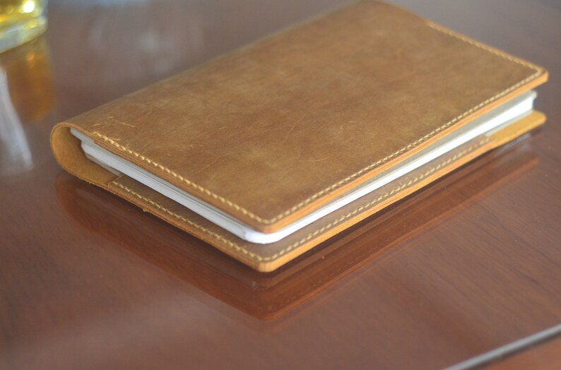 Leather Field Notes Personalized Cover Steno Book 6x9 - Etsy