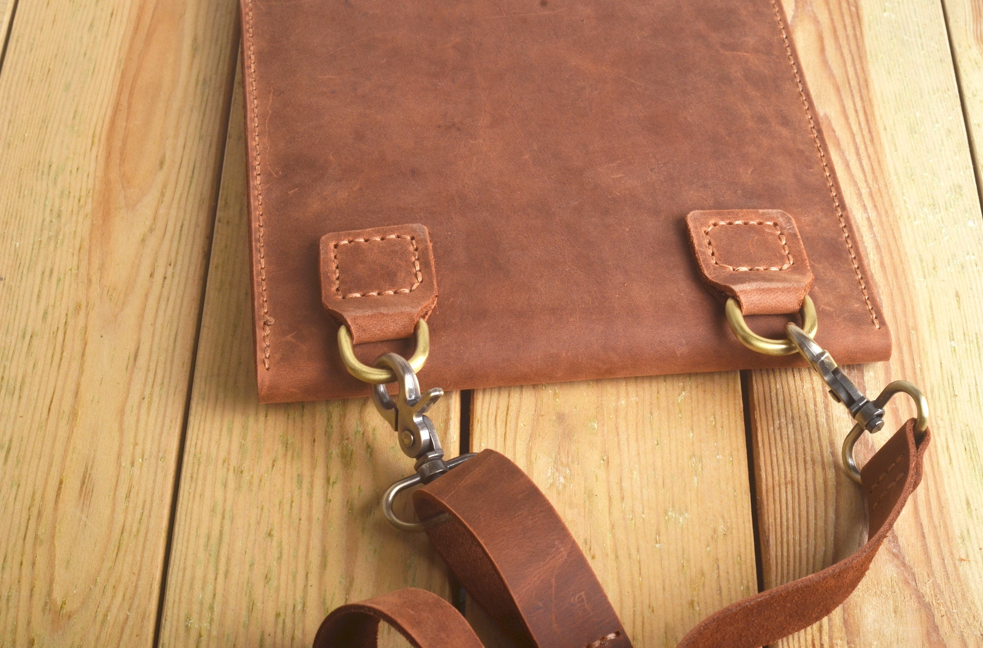 IPad Leather Sleeve Bag With Crossbody Shoulder Strap,ipad Pro Slim ...