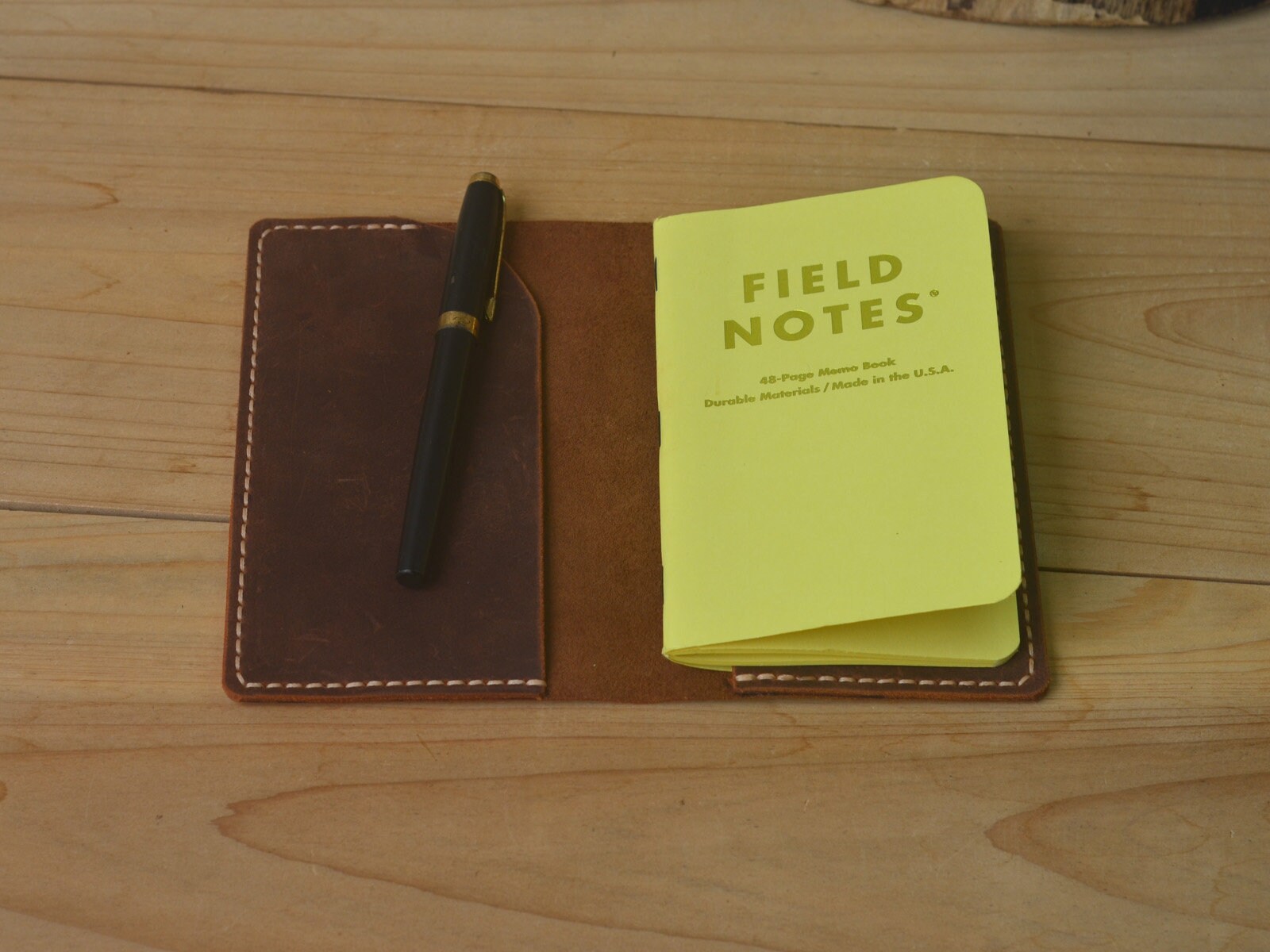 Leather Field Notes Coverpersonalized Refillable | Etsy