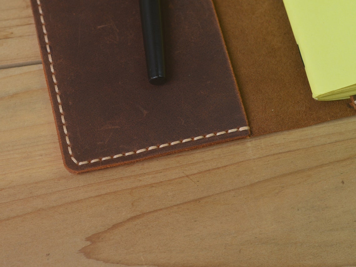 Leather Field Notes Coverpersonalized Refillable | Etsy