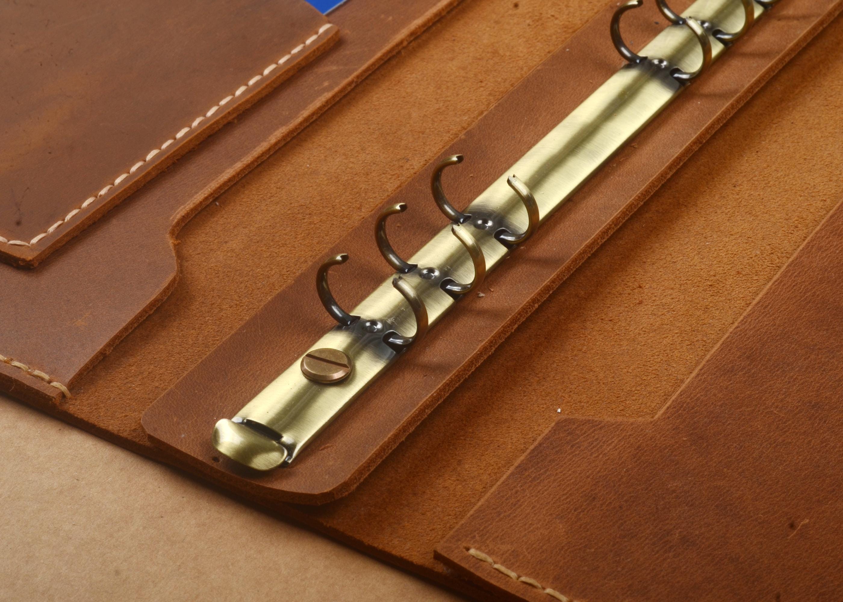 Leather iPad Mini A5 Binder Cover,ipad Mini Leather Notepad,with iPad ...