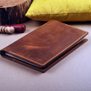 Leather Field Notes Personalized Cover, Steno Book 6x9 Portfolio Case ...