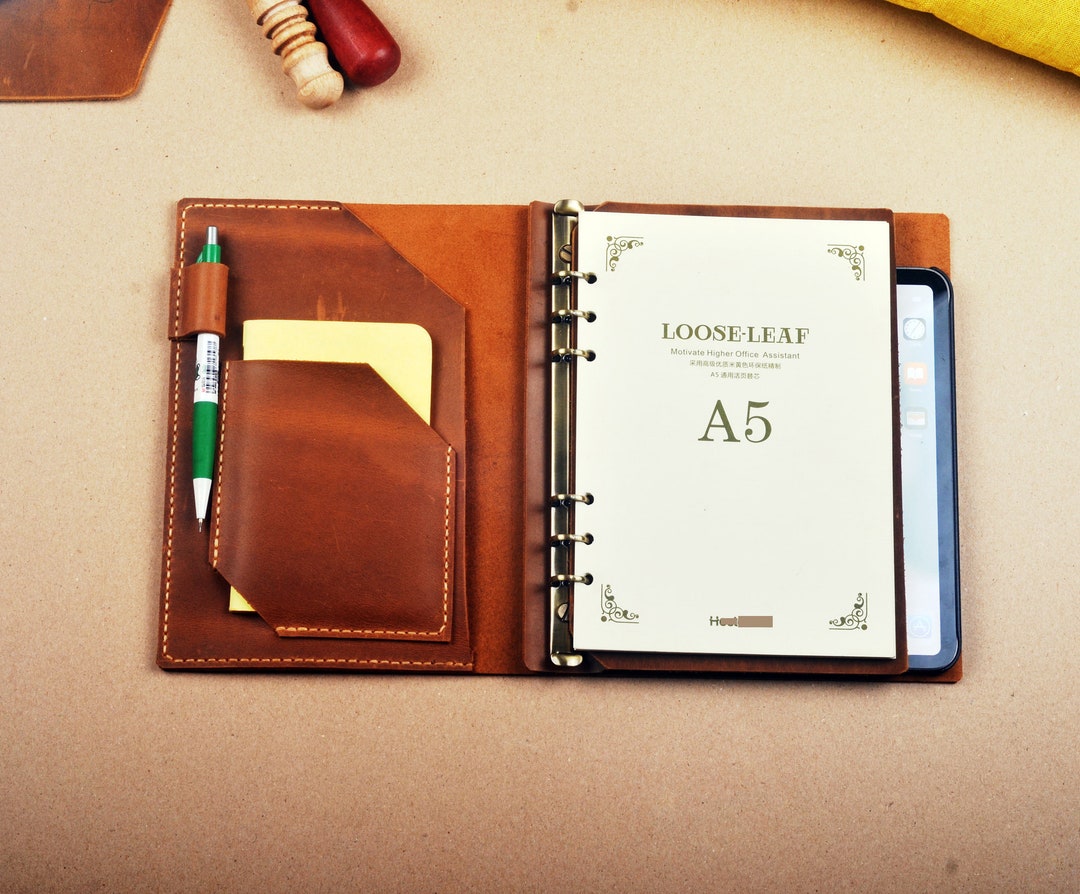 IPad Mini Leather Binder Cover Case With A5 Notepad,ipad Mini Leather ...