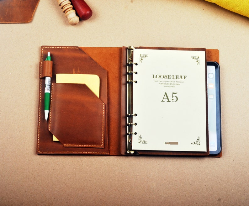 IPad Mini Leather Binder Cover Case With A5 Notepad,ipad Mini Leather ...