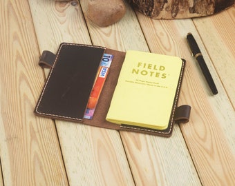 Leather Field Notes Holder - Etsy